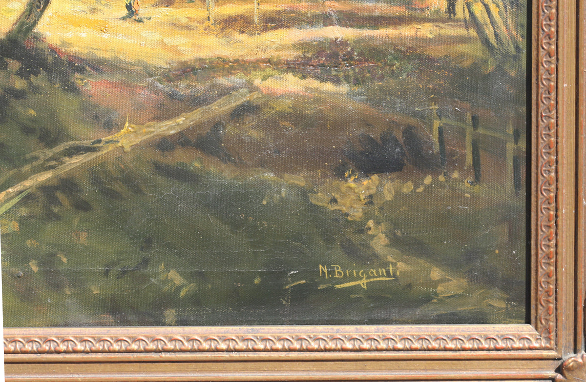 Nicholas BRIGANTI (1861-1944) Oil On Canvas – A.B. Levy's